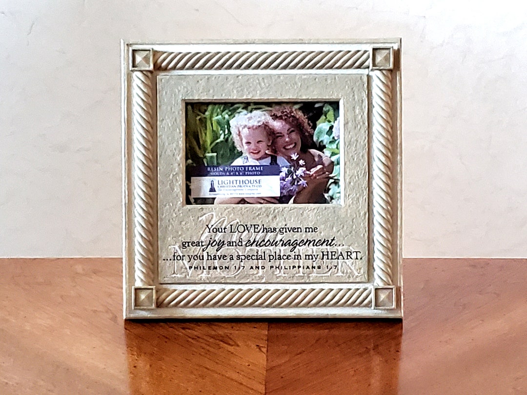 Mom Decorative Christian Frame With Verse for 4x6 Photo - Etsy
