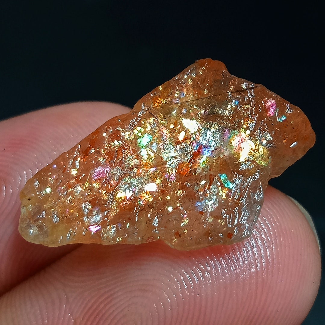 SUNSTONE !! Raw Sunstone Rough Rainbow Lattice Sunstone Lovely ...