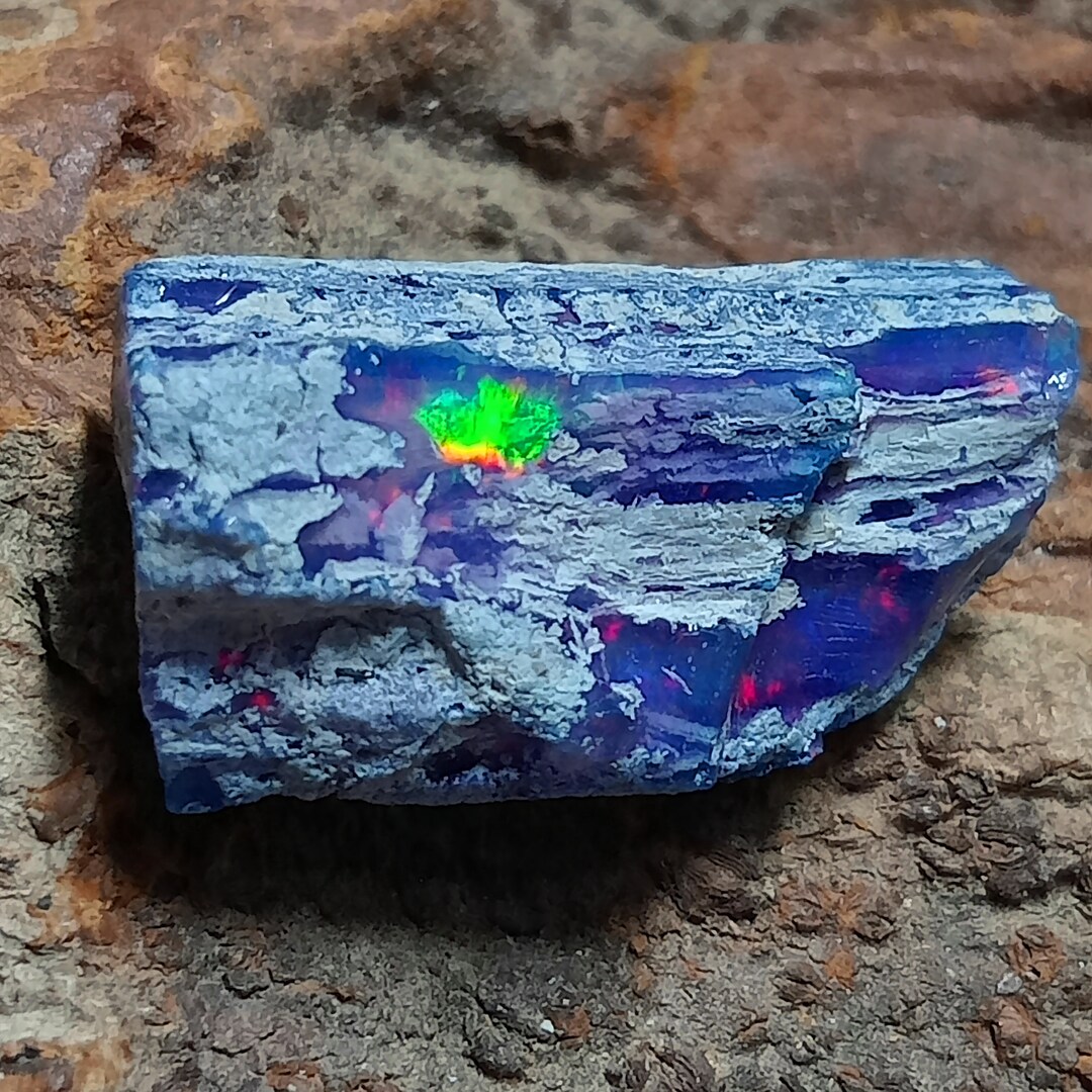 Raw Ethiopian Opal Ethiopian Black Opal Rough Size 19x10 MM Top ...
