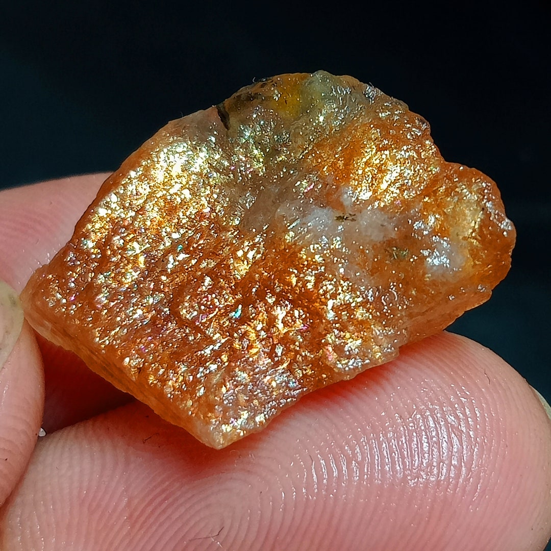 SUNSTONE 100% Natural !! Raw Sunstone Rough Rainbow Lattice Sunstone ...