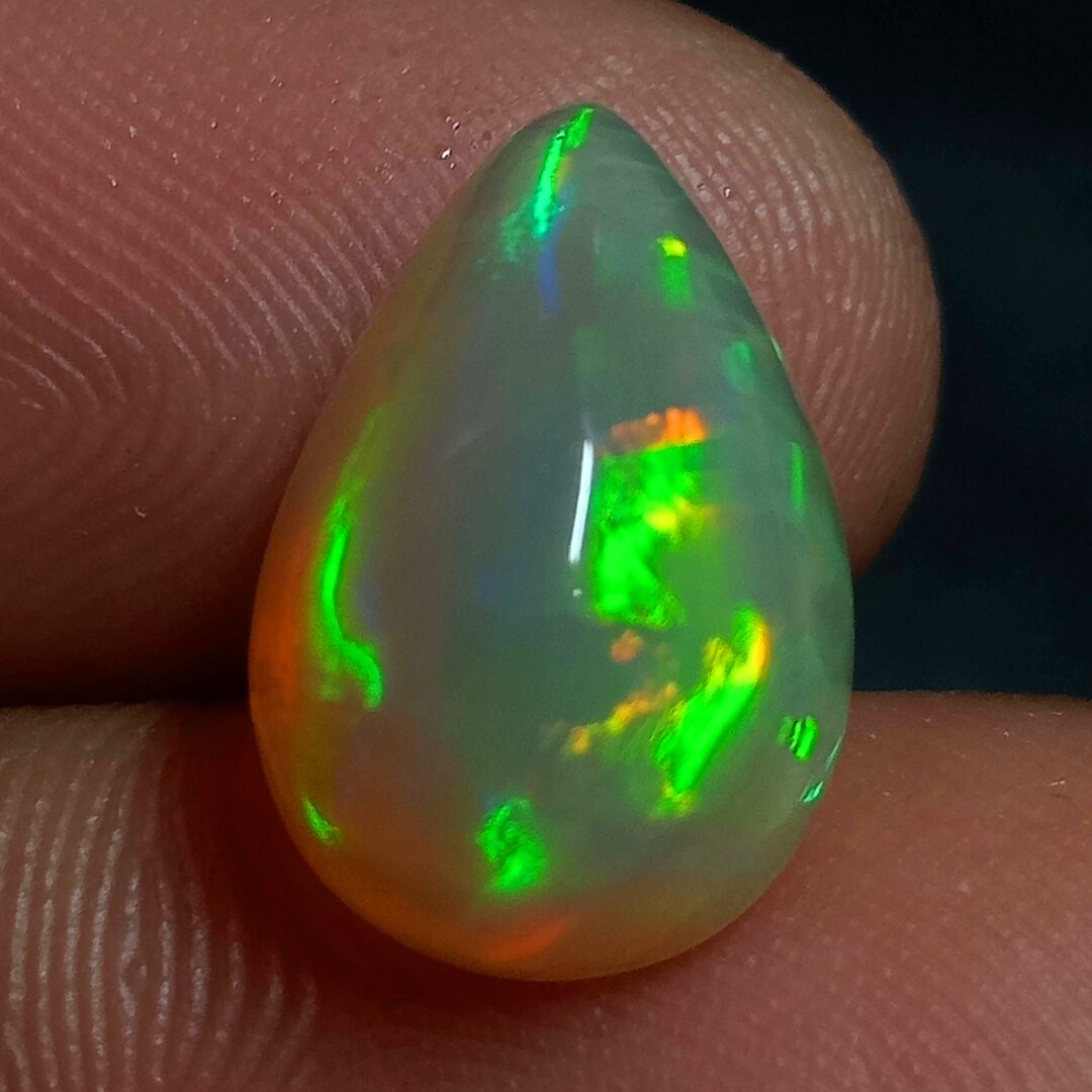 Ethiopian Opal Cabochon Ethiopian Opal Gemstone Top Exclusive red ...