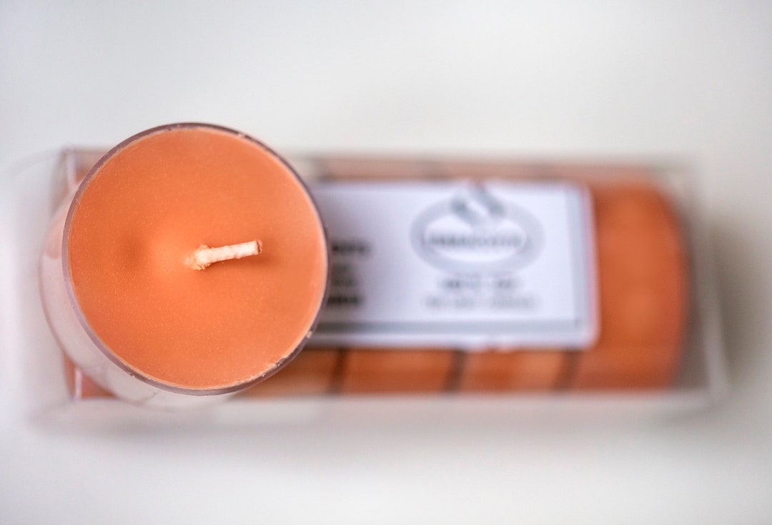 Terracotta, Tea Lights Candles, Soy, Unscented, Pack of 5 - Etsy