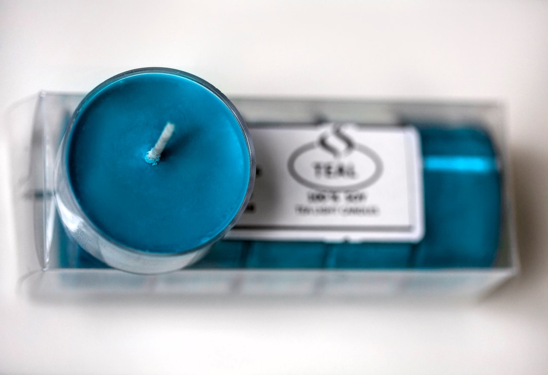 Teal, Tea Lights Candles, Soy, Unscented, Pack of 5 - Etsy