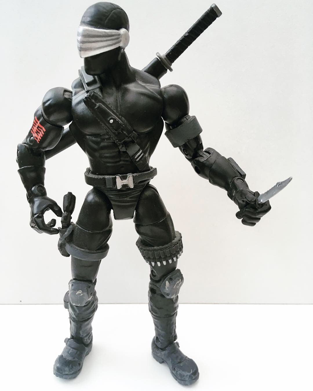 Custom GI Joe Snake Eyes Action Figure 6 Inch - Etsy
