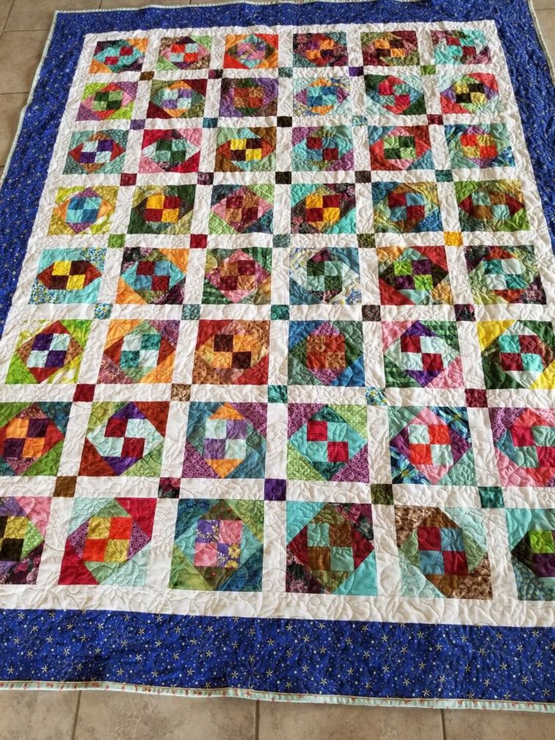 Quilt Happy Trails Pattern, Handmade Twin Size - Etsy