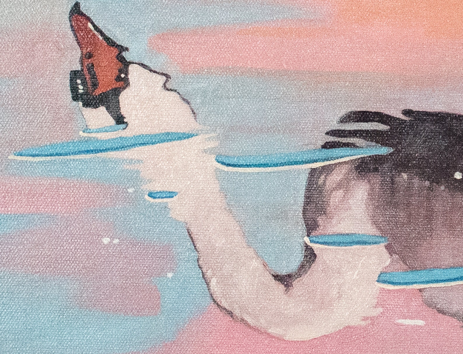 The Ugly Duckling-original Artwork-original Oil Painting-swan Art ...