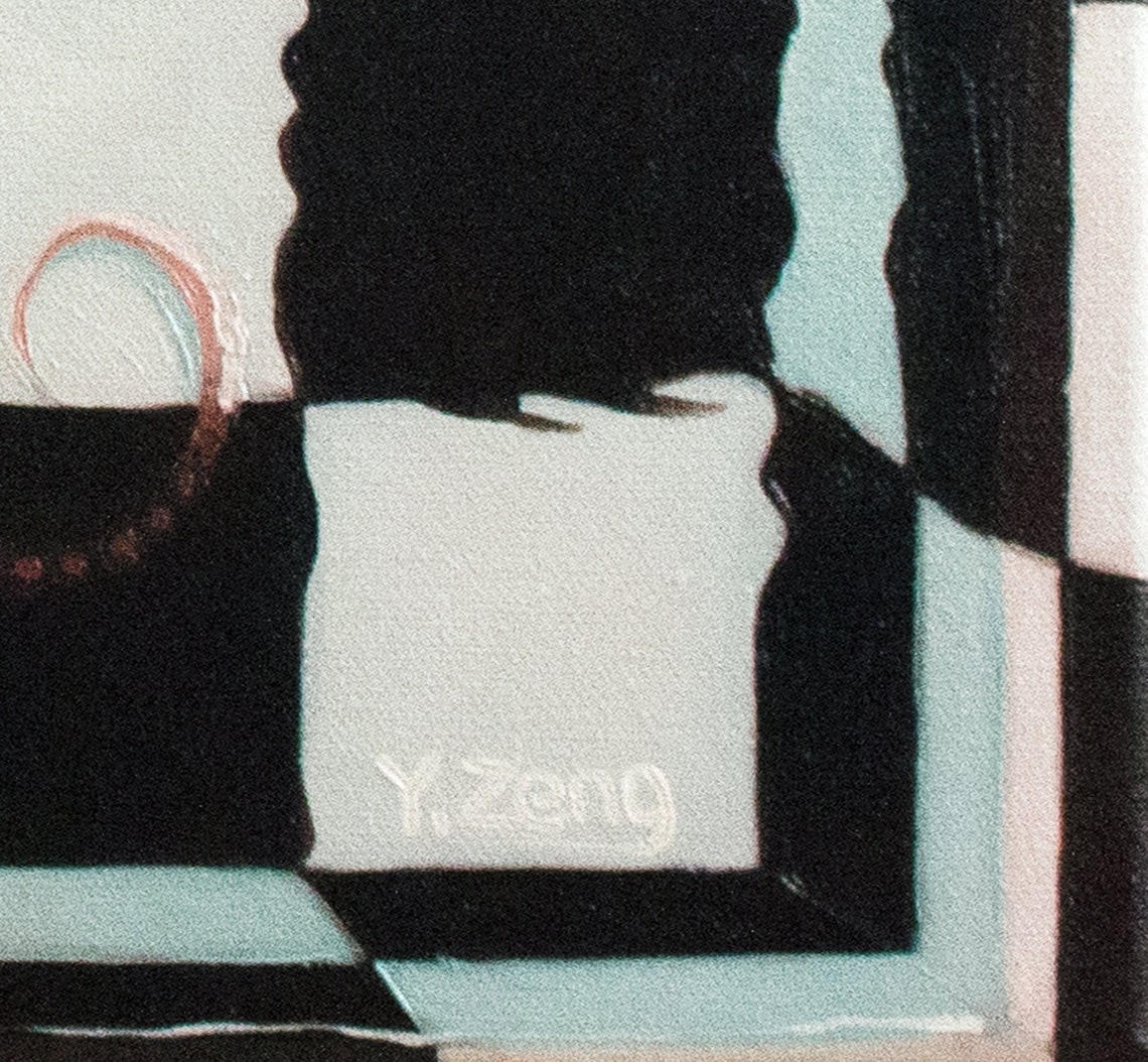 Checkerboard Octopus-original Artwork-original Oil Painting ...