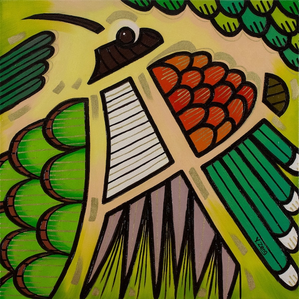 Abstract Bird Art - Etsy