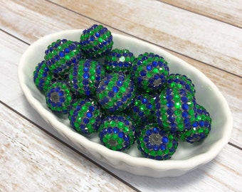 Green and royal blue | Etsy