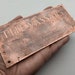 Copper Name Plate, Aged Metal Vintage Plaque, Personalized Antique ...