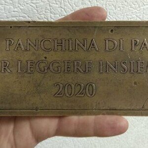 Custom Brass Name Plate, Old Metal Plaque, Vintage Aged Signage ...