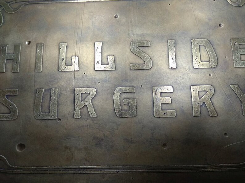 Custom Brass Name Plate Antique Signage Door Sign Home - Etsy