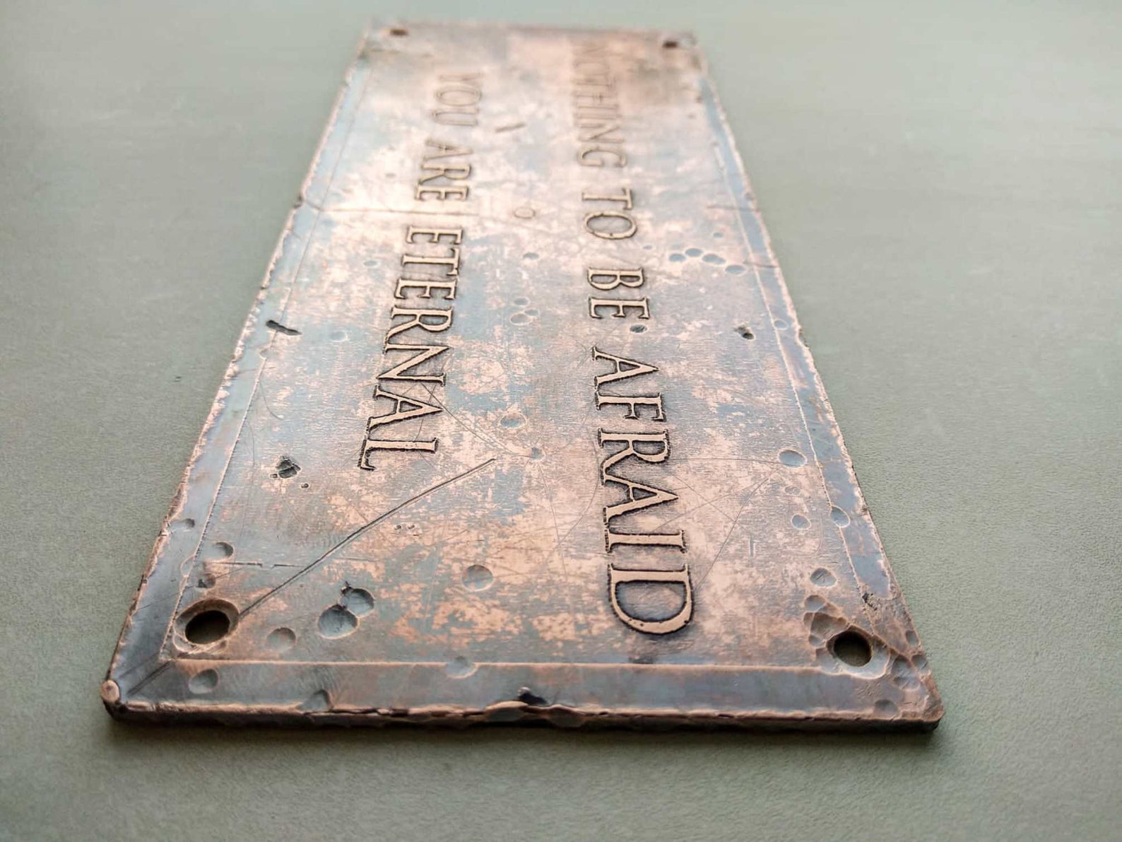 Vintage Custom Name Plate Comforting Soul Sign Personalized | Etsy