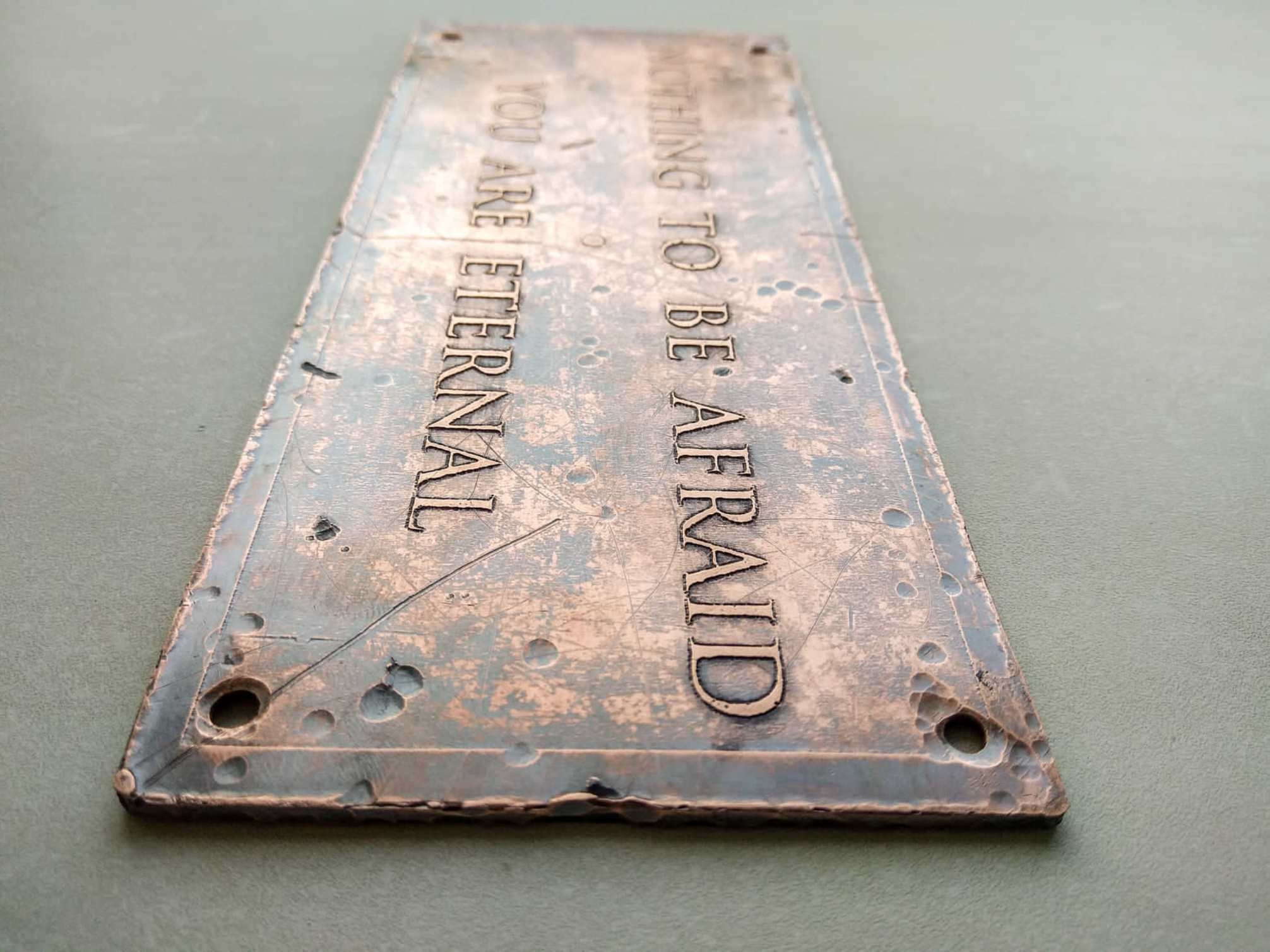 Vintage Custom Name Plate Comforting Soul Sign Personalized | Etsy