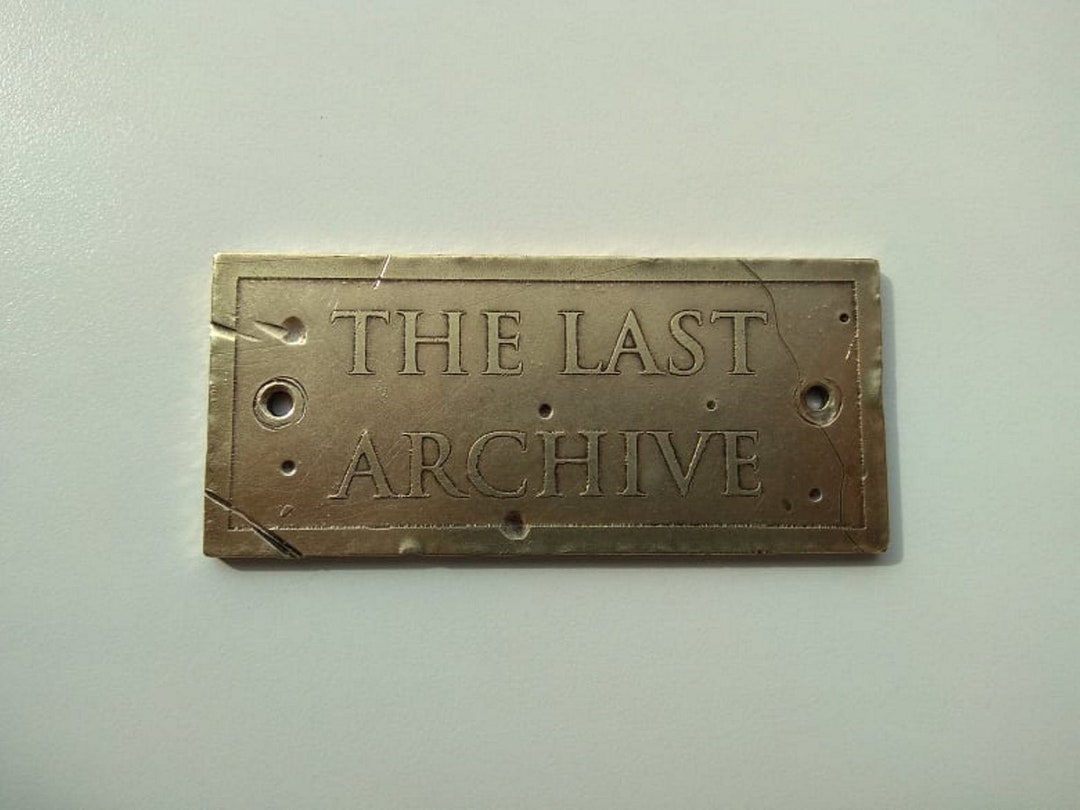 Custom Brass Name Plate, Old Metal Plaque, Antique Door Sign, Home ...