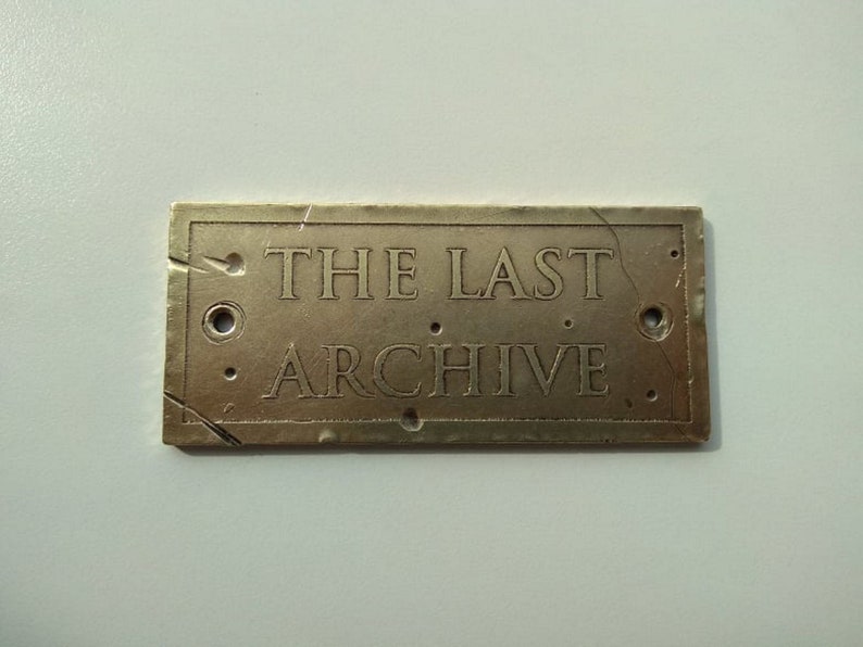 Custom Brass Name Plate Old Metal Plaque Antique Door Sign | Etsy