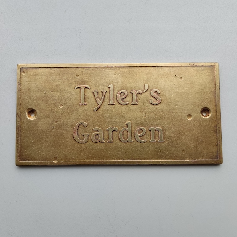 Brass Sign - Etsy