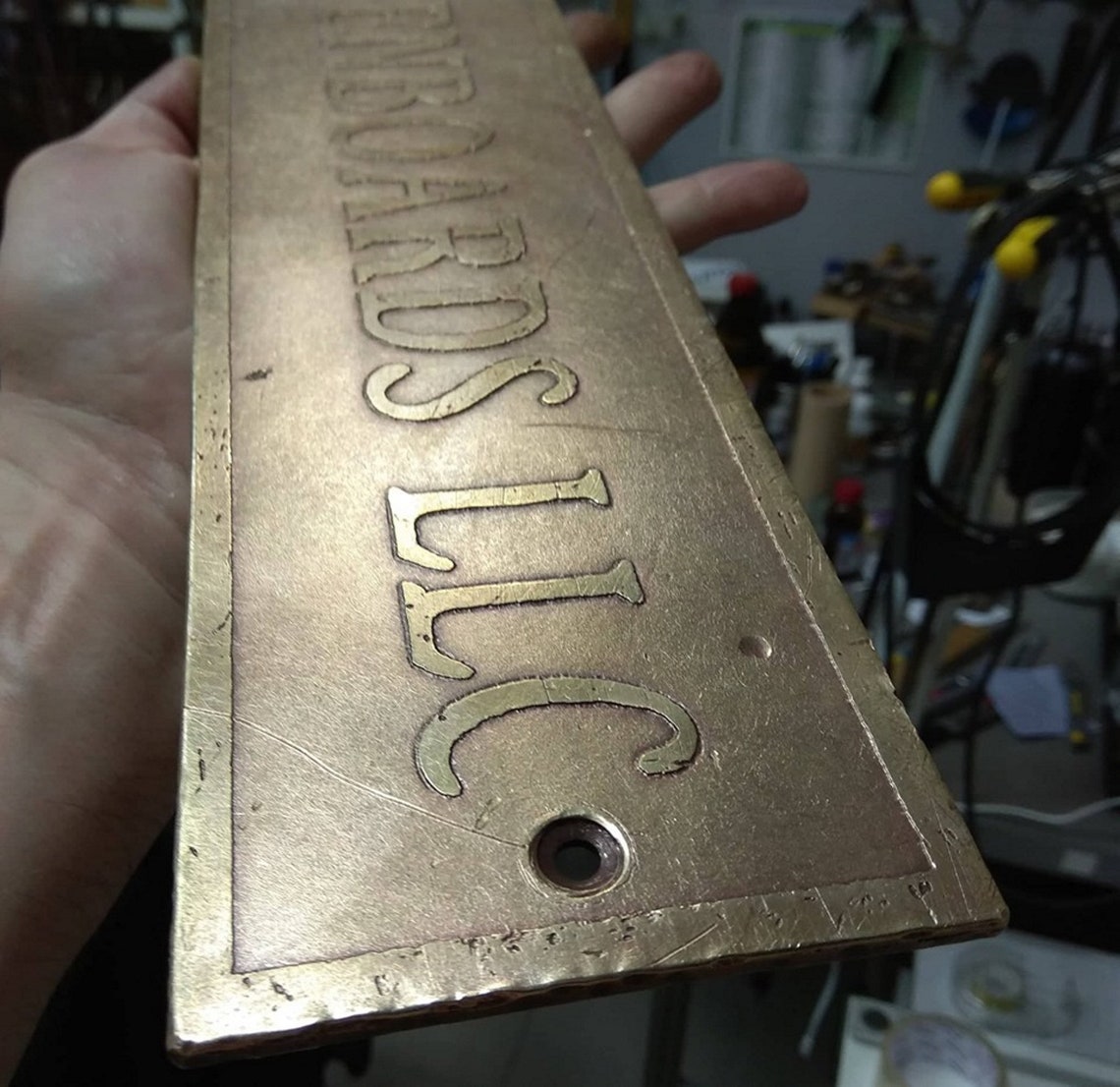 Custom Brass Name Plate Antique Signage Door Sign Home - Etsy