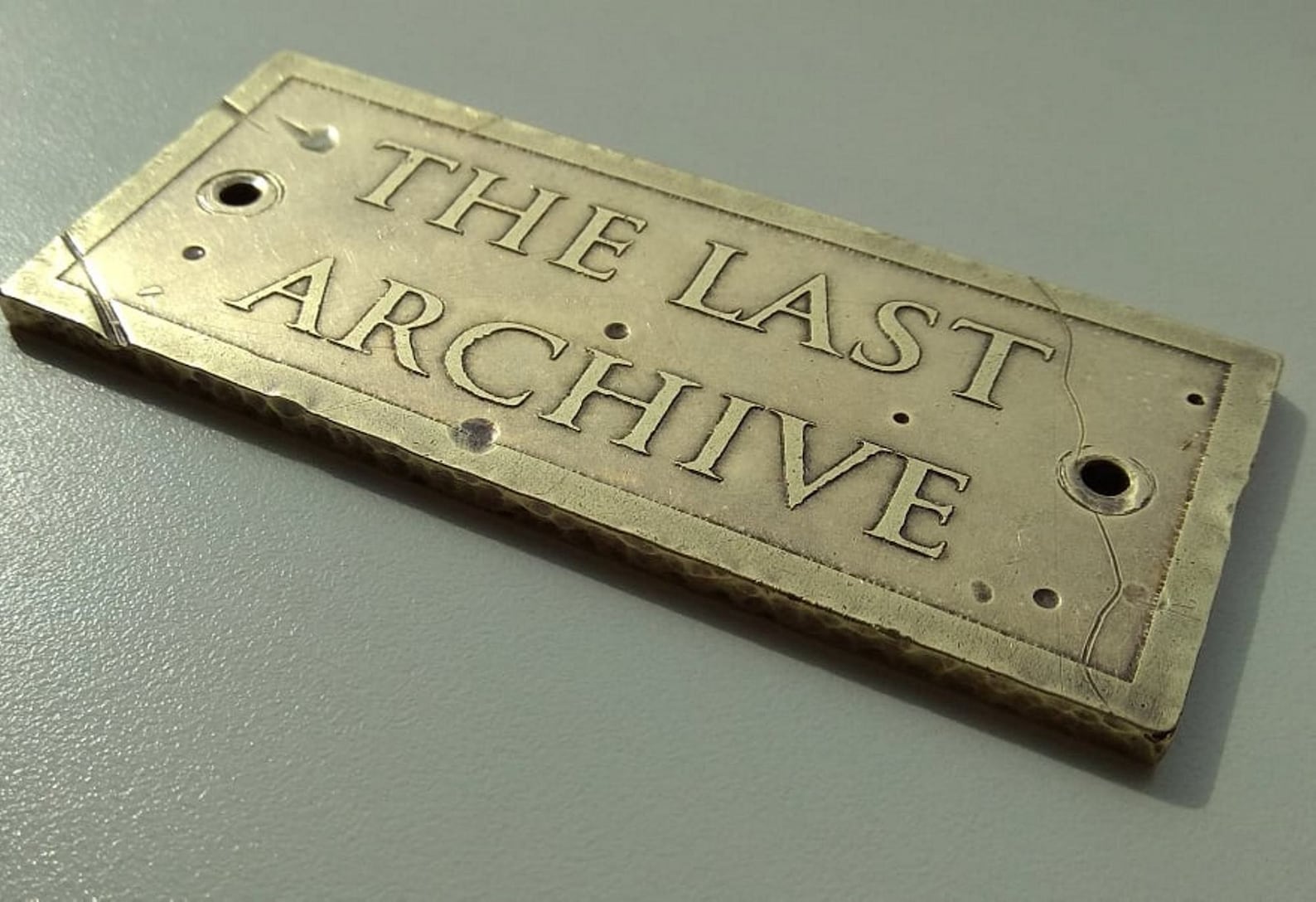 Custom Brass Name Plate Old Metal Plaque Antique Door Sign | Etsy