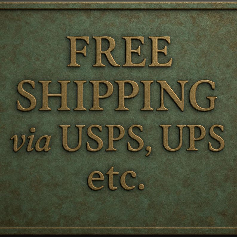 Vintage Copper Name Plate Old Metal Sign Stylized Antique Door Sign ...