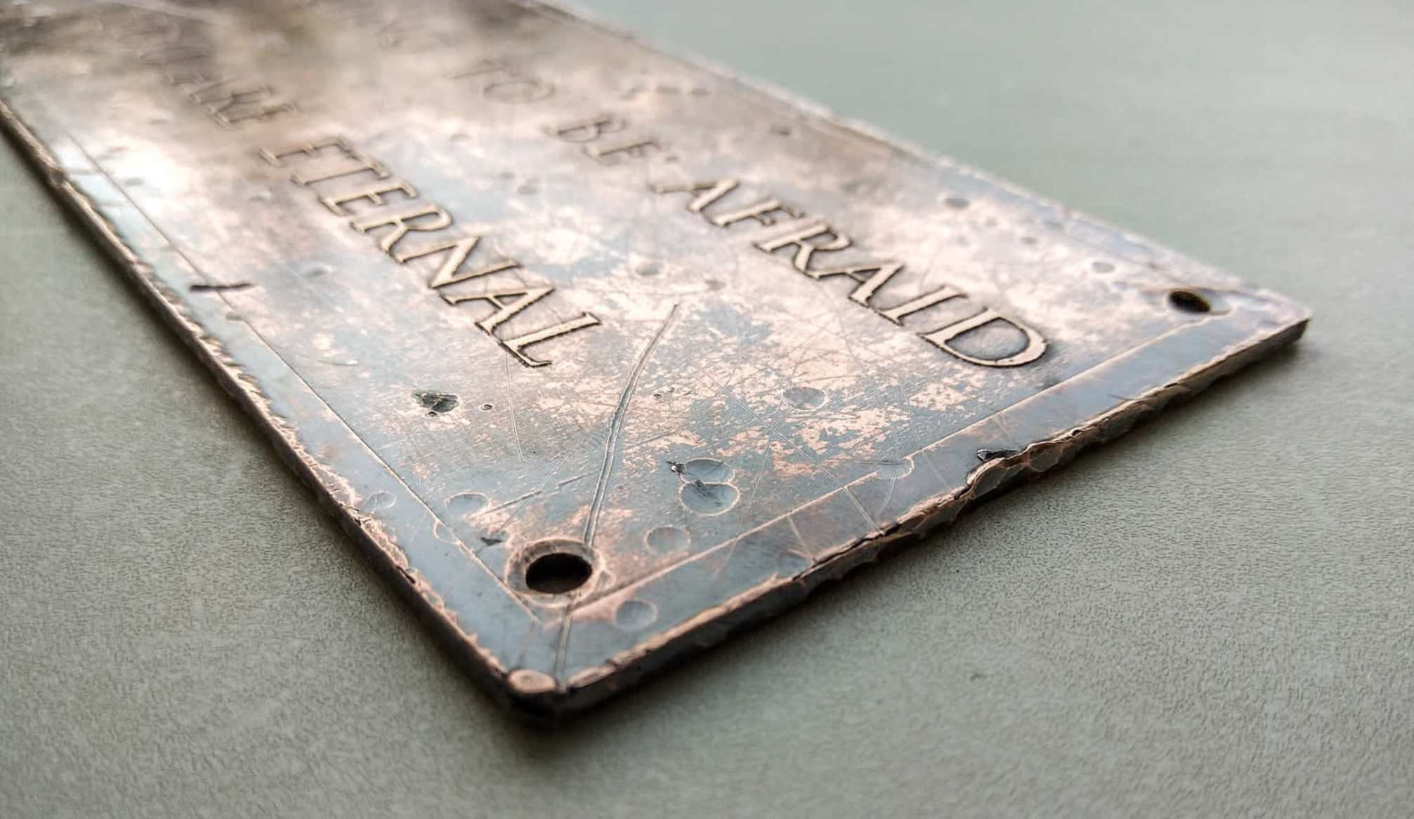 Vintage Custom Name Plate Comforting Soul Sign Personalized | Etsy