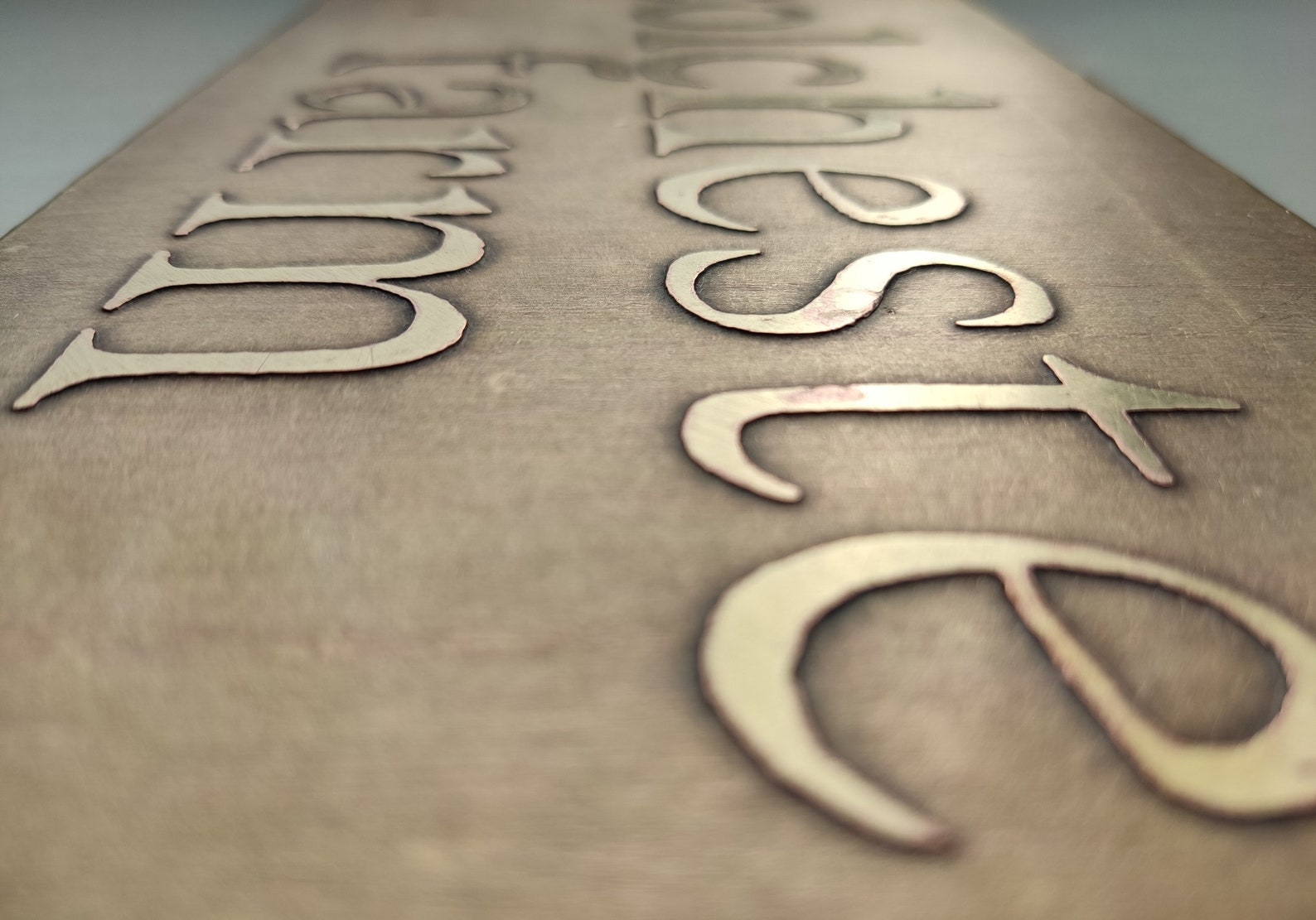 Custom Brass Name Plate Antique Signage Door Sign Home | Etsy