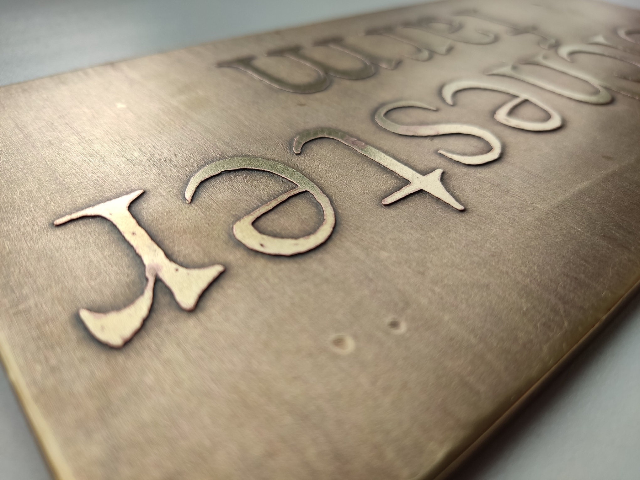 Custom Brass Name Plate Antique Signage Door Sign Home - Etsy