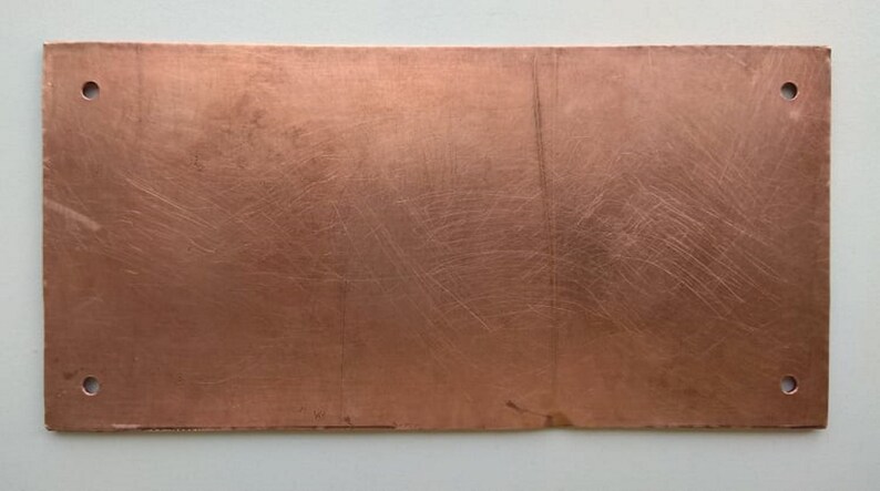 Vintage Copper Name Plate Old Metal Sign Personalizer | Etsy