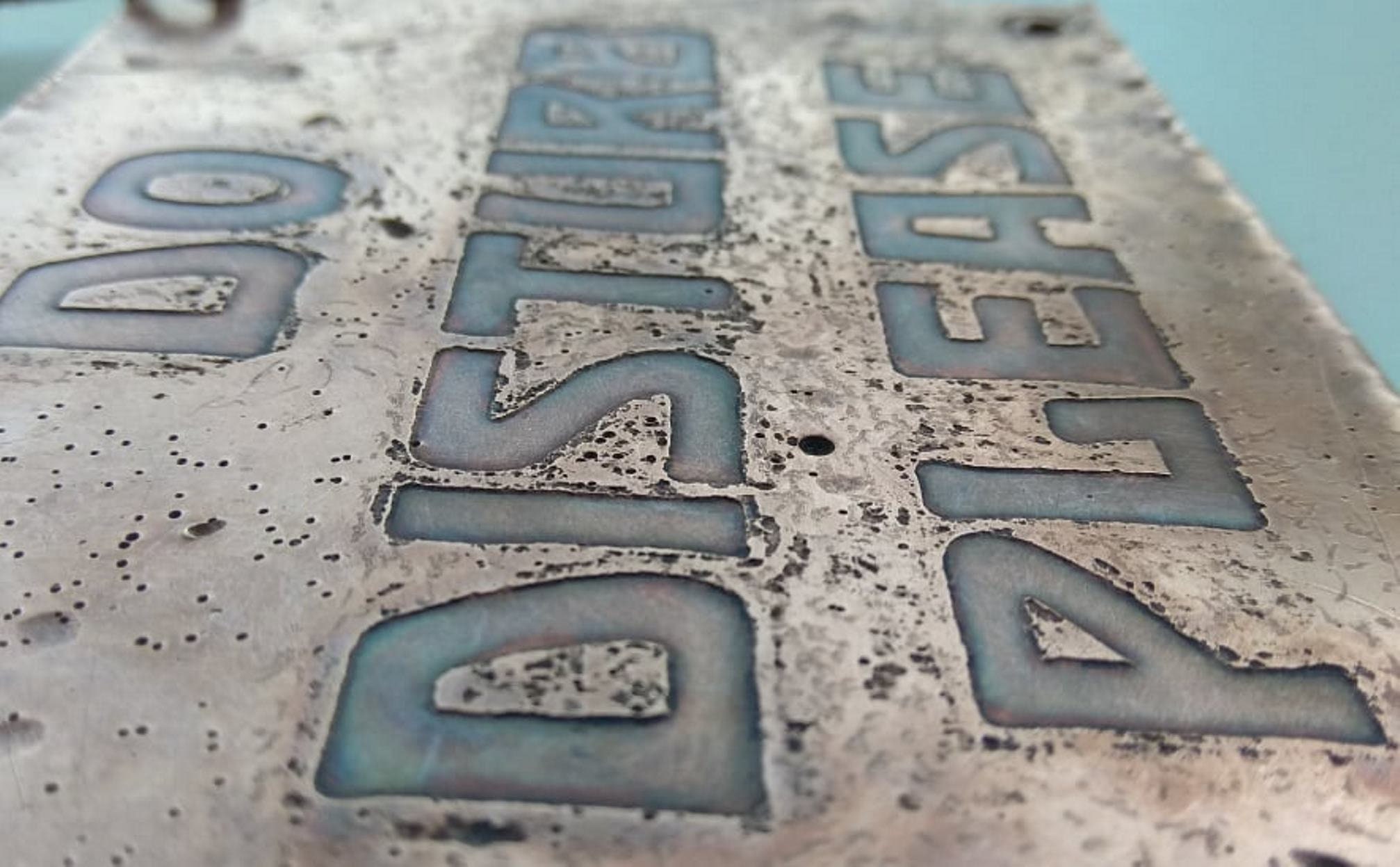 Custom Vintage Copper Sign Door Sign Do Not Disturb Home | Etsy