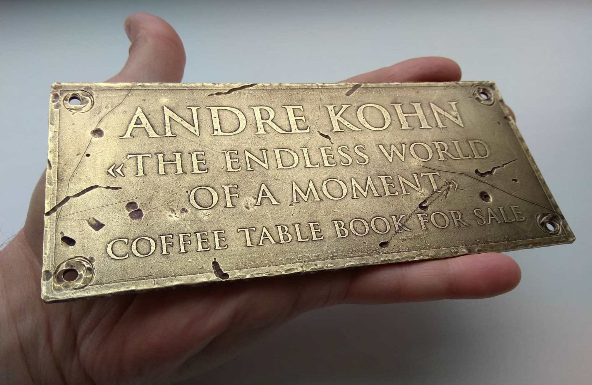 Custom Brass Name Plate Personalized Retro Antique Door Sign Home ...