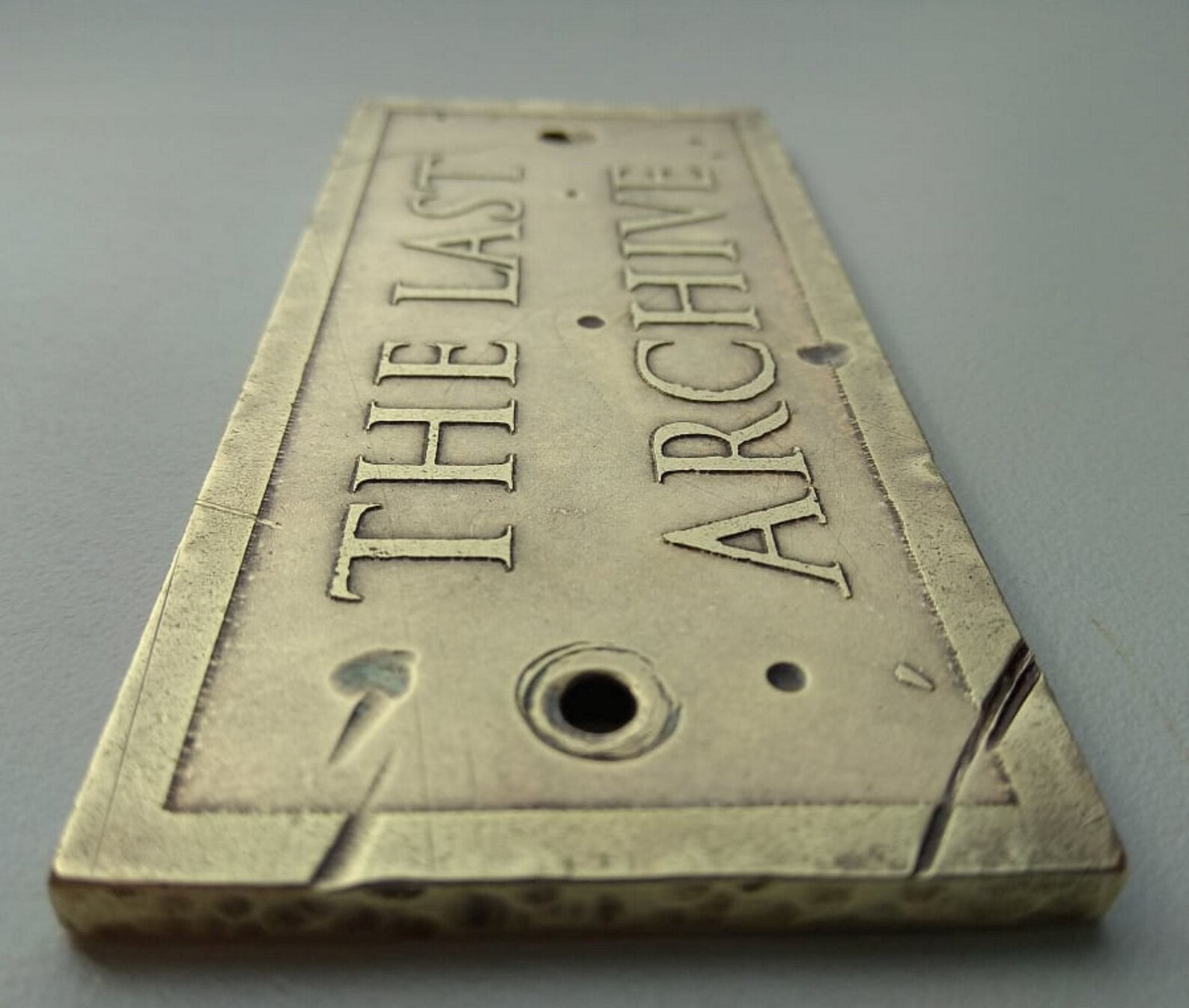 Custom Brass Name Plate Old Metal Plaque Antique Door Sign | Etsy