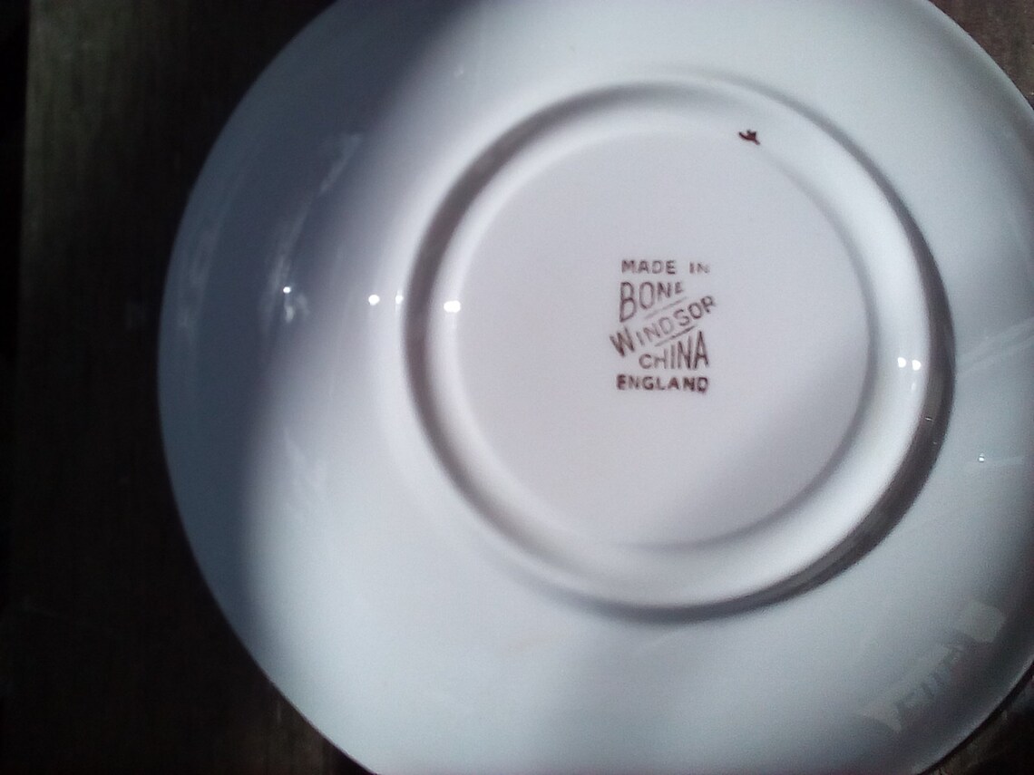Vintage Fine Bone China Royal Windsor Matching Cup Saucer and - Etsy