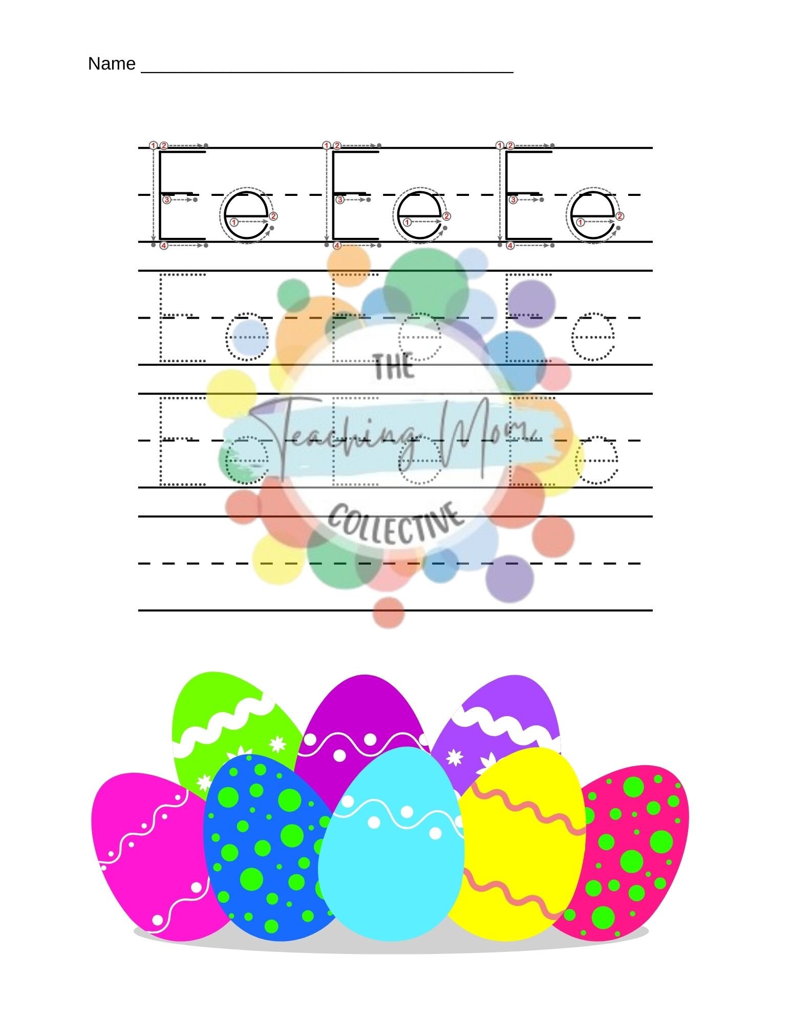 Letter E Activity, Activity Sheet, Lesson Plan, Alphabet, Writing ...