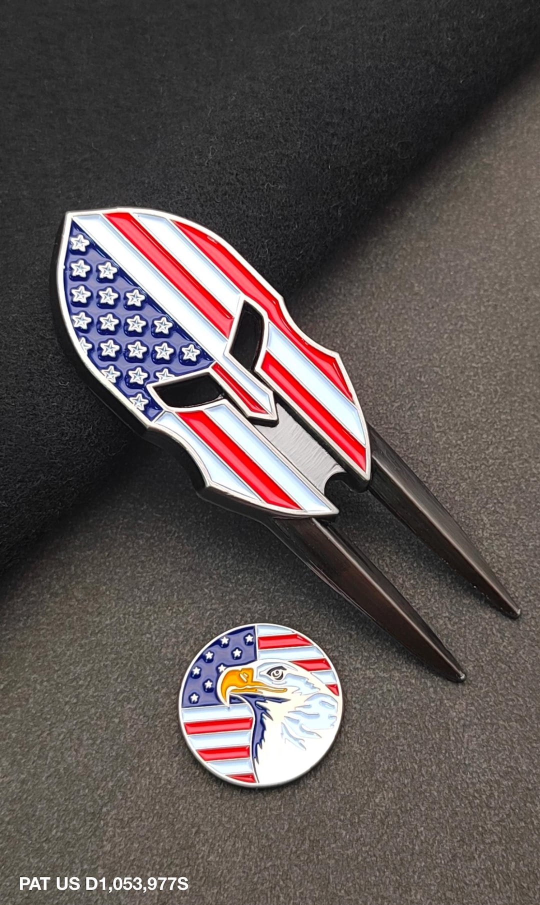 Golf DIVOT TOOL Spartan Flag TRUMP 2024 - Etsy
