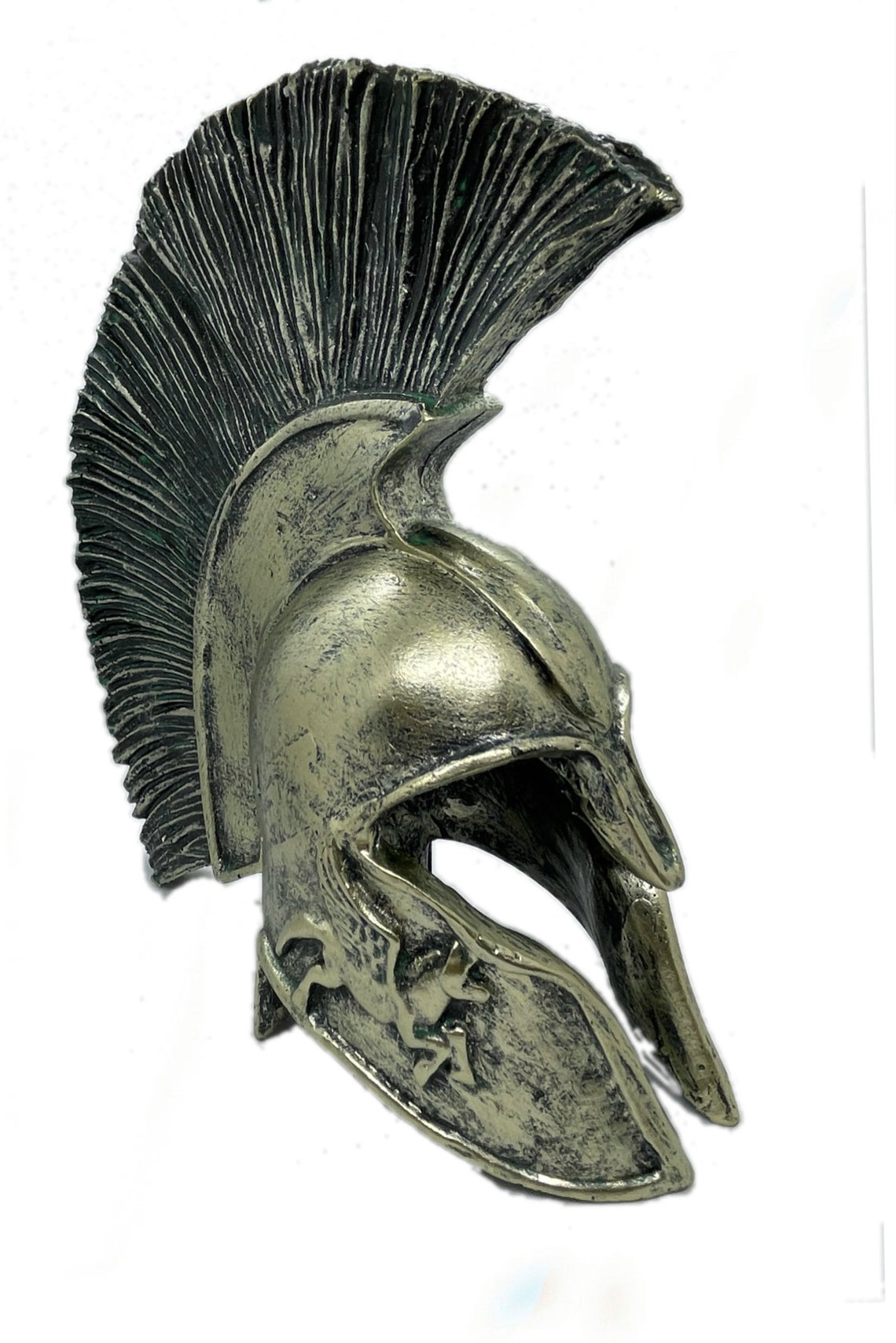 Hand-painted Resin Spartan Helmet: Home Decor Trophy, Military Gift - Etsy