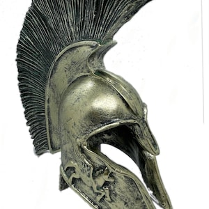 Hand-painted Resin Spartan Helmet: Home Decor Trophy, Military Gift - Etsy