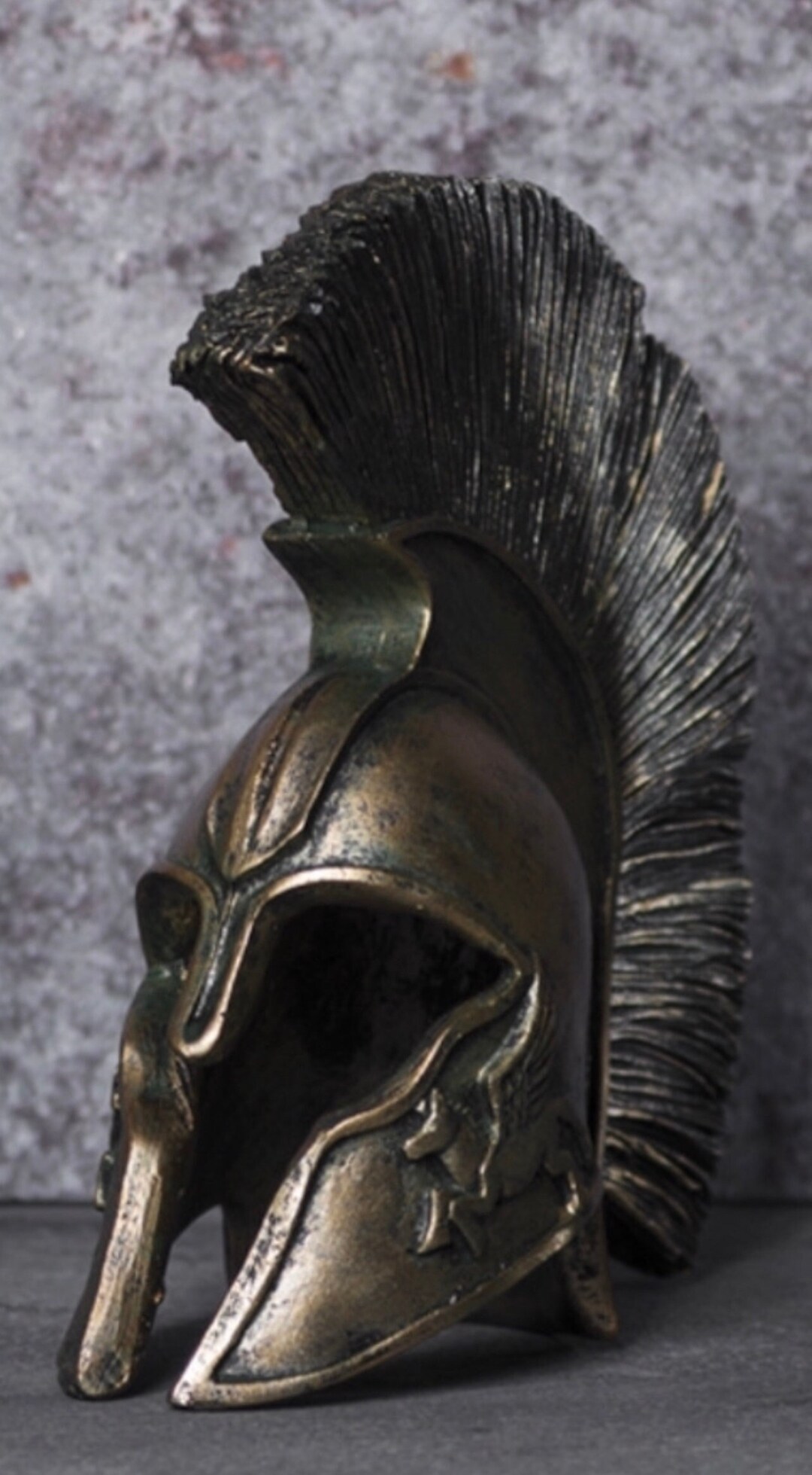 Hand-painted Resin Spartan Helmet: Home Decor Trophy, Military Gift - Etsy