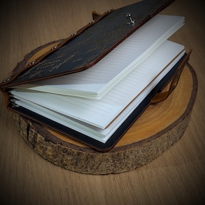 LOTR Wrapped Wooden Journal, Map of the Middle Earth Notebook, Custom ...