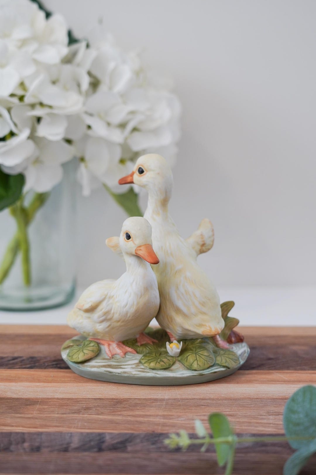 Homco Masterpiece Porcelain Duck Figurine – Vintage Pair of Ducks Decor ...