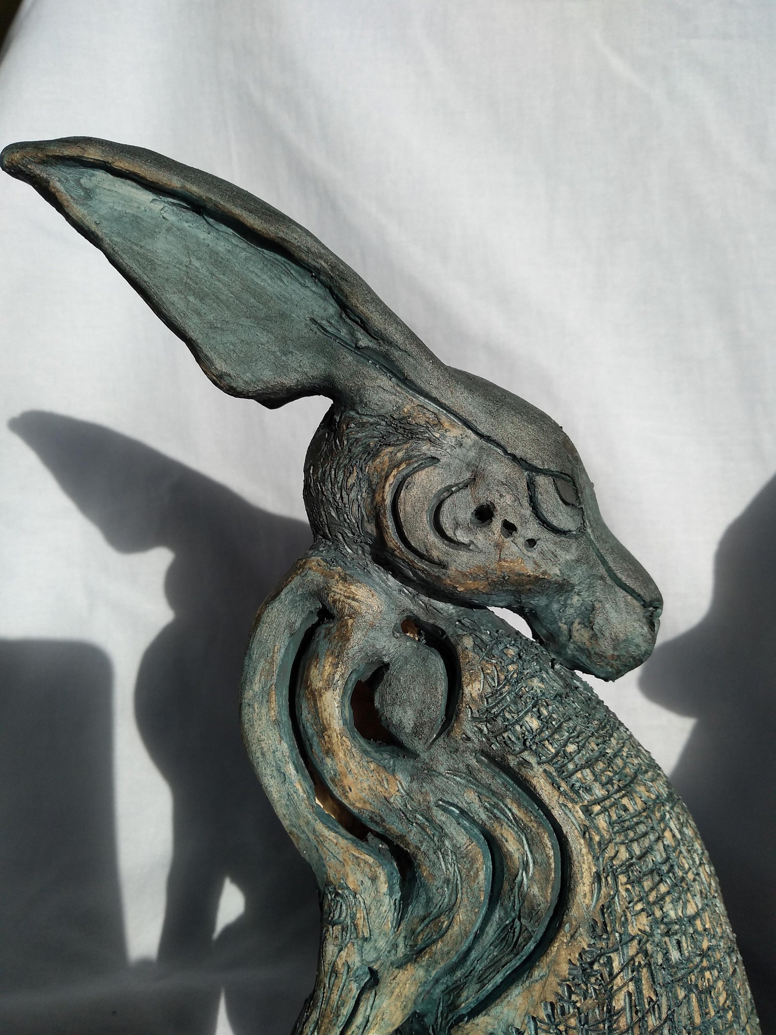 Ceramic Sculpture Hares. Unique, Handcrafted, Individual Pieces in ...