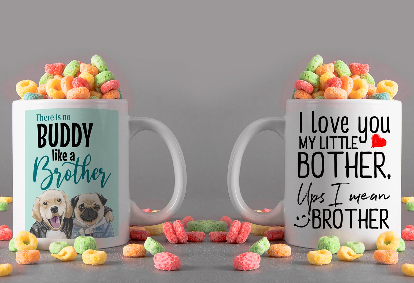 10 Brother Mug Template Designs for Sublimation Printing - Etsy