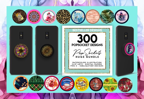 Popsocket Designs 300 Phone Grip Designs Pop-socket Designs - Etsy