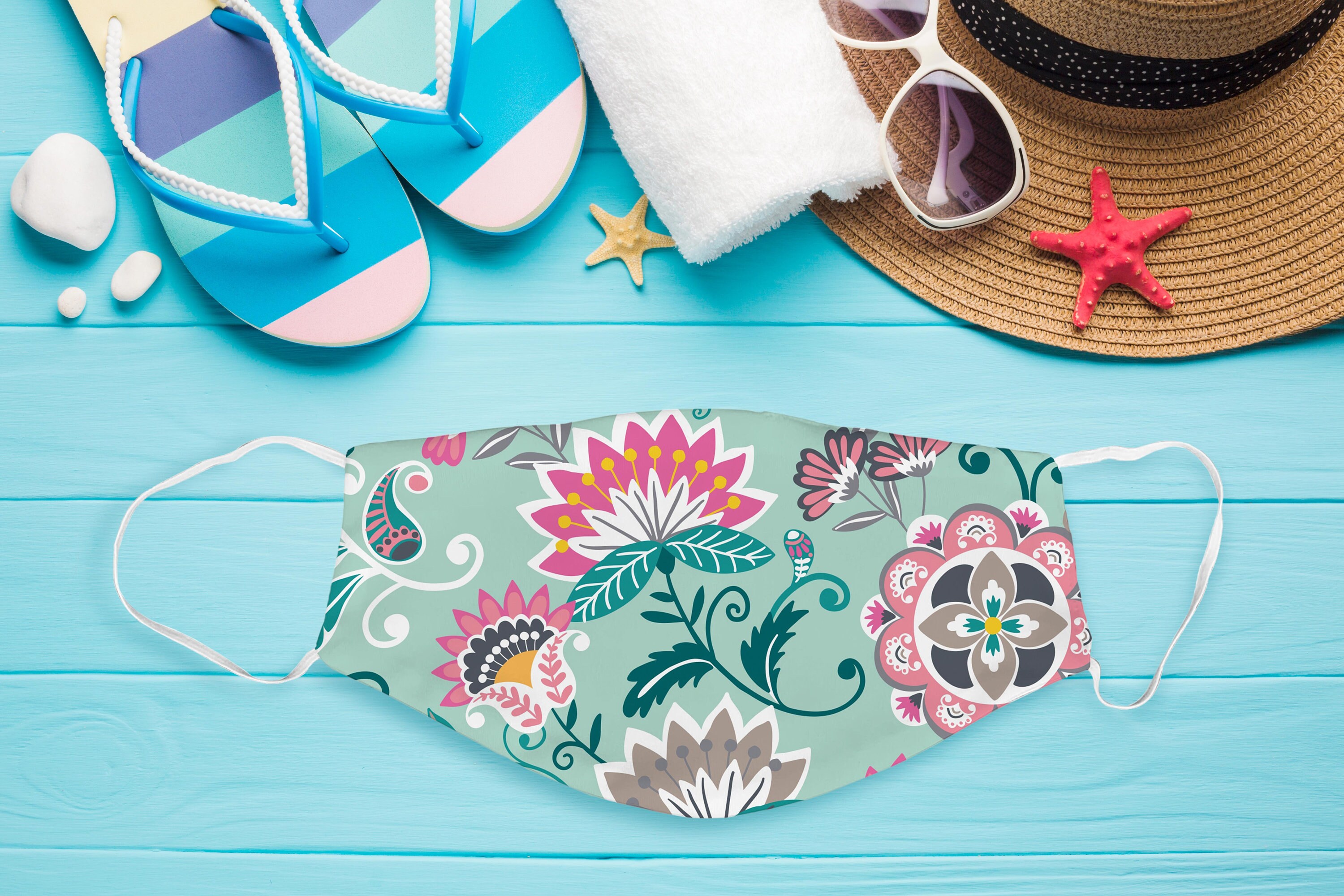 Face Mask Designs HUGE BUNDLE 2 Facemask Sublimation Design | Etsy