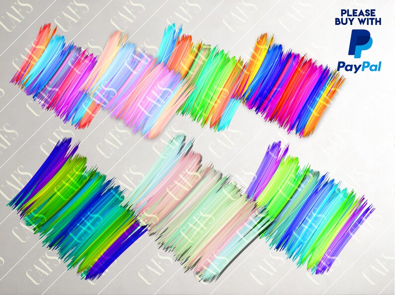 Layers Brush Strokes Background Design Brush Stroke Colors - Etsy