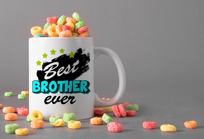 10 Brother Mug Template Designs for Sublimation Printing | Etsy