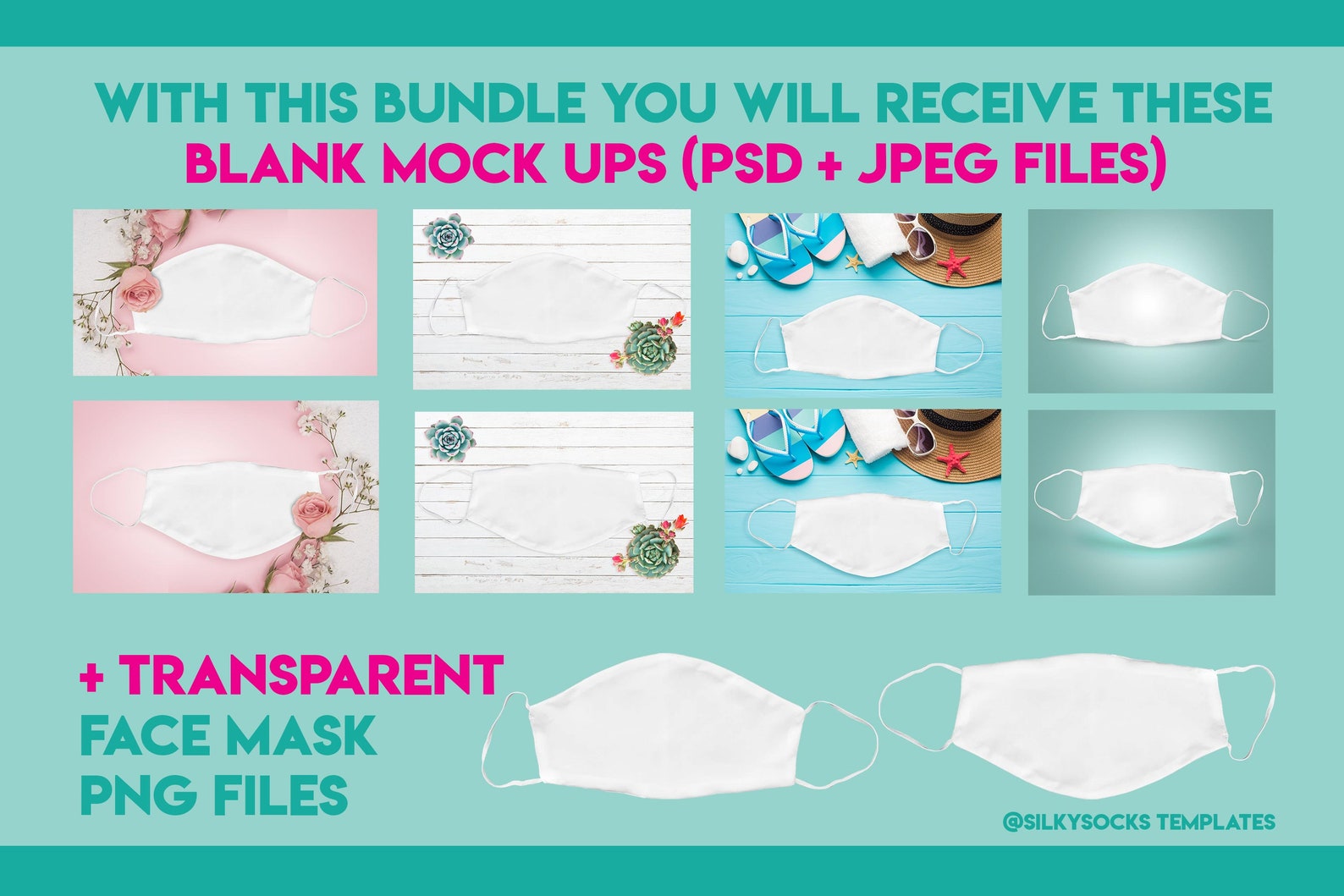 Face Mask Designs HUGE BUNDLE 2 Facemask Sublimation Design - Etsy