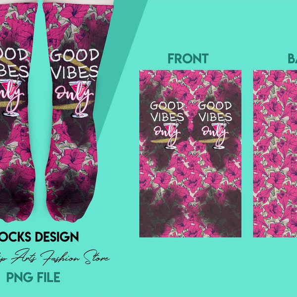 Sock Sublimation Template - Etsy