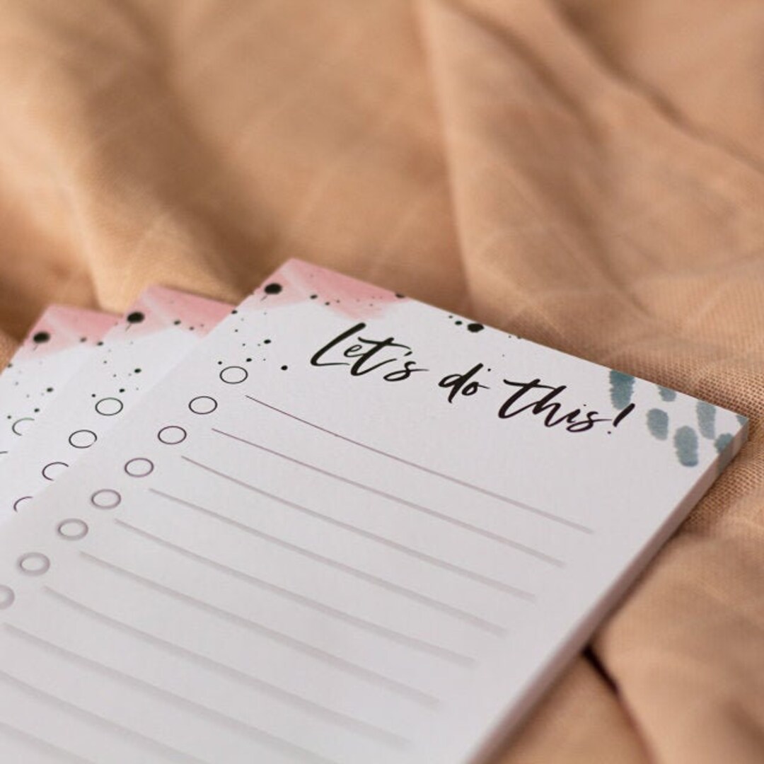 Practical Notepad Let's Do This //to Do List, Daily Planner, Block ...