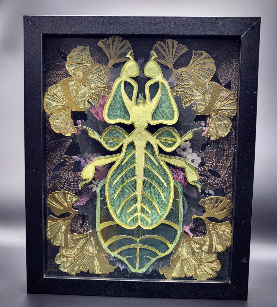 Leaf Bug Shadow Box - Etsy