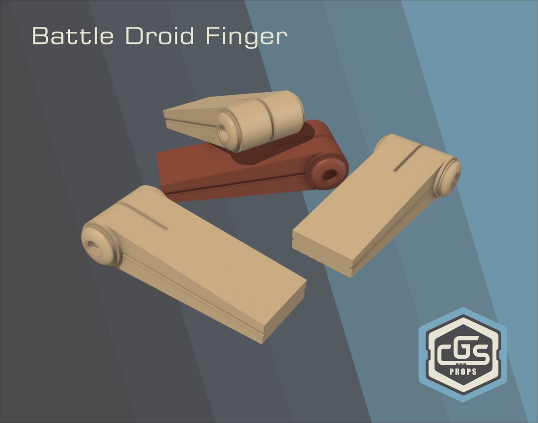 Battle Droid Finger 3D File - Etsy